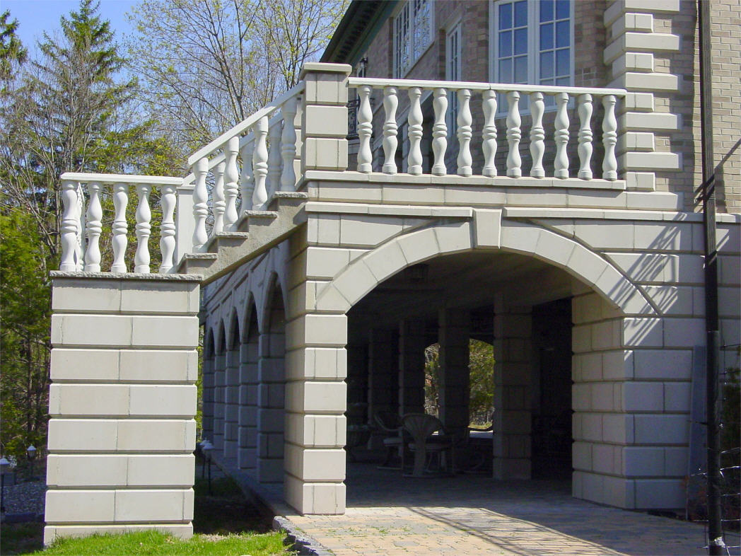 Covered Bridge Cast Stone/Architectural Precast Concrete-Architectural ...
